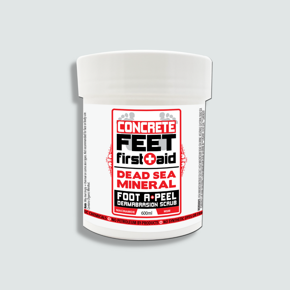 Concrete Feet First Aid Foot A-Peel Dermabrasion Scrub
